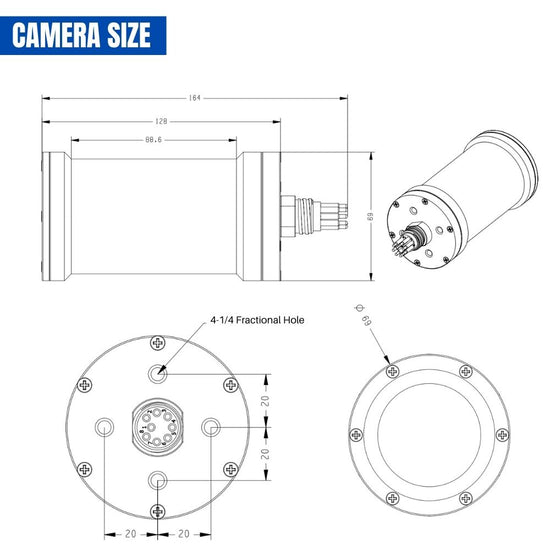 Pressure-resistant 3000m underwater ip camera for deep sea operation ...