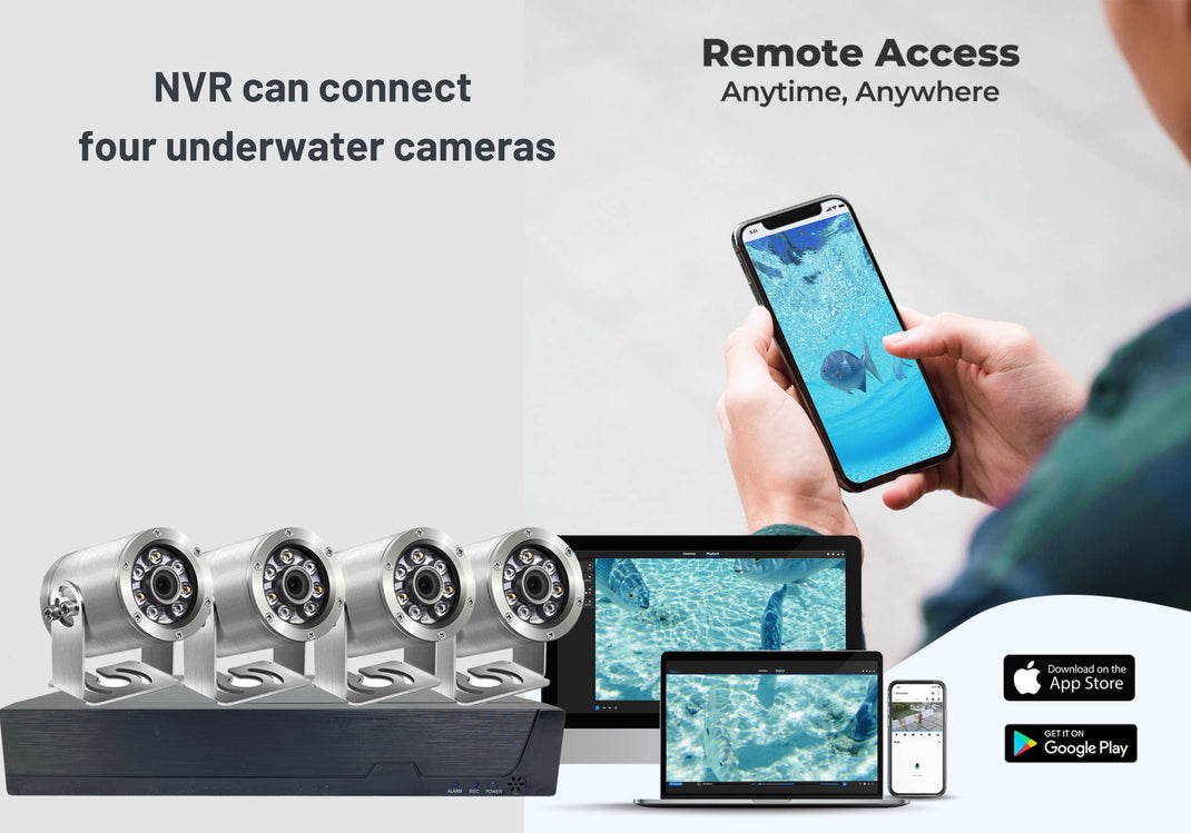 POE HD Underwater Surveillance System Easy Remote Access – Barlus